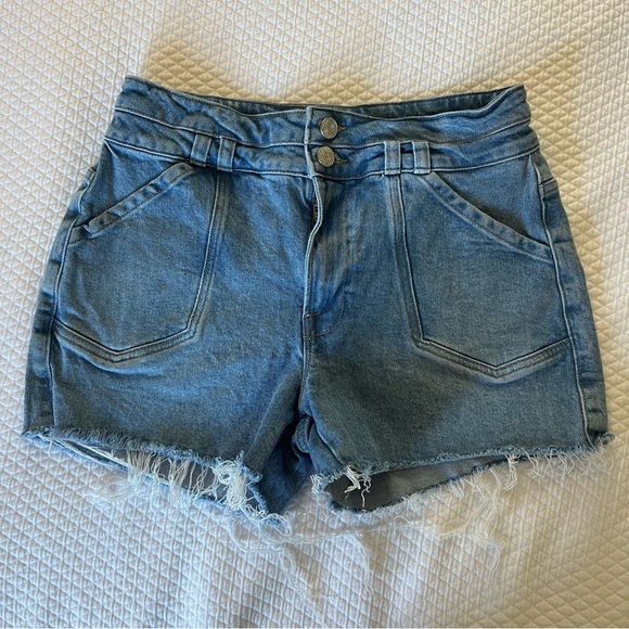 Frame Denim | Shorts | Frame Denim Double Button Pocket Caye Cut Off ...